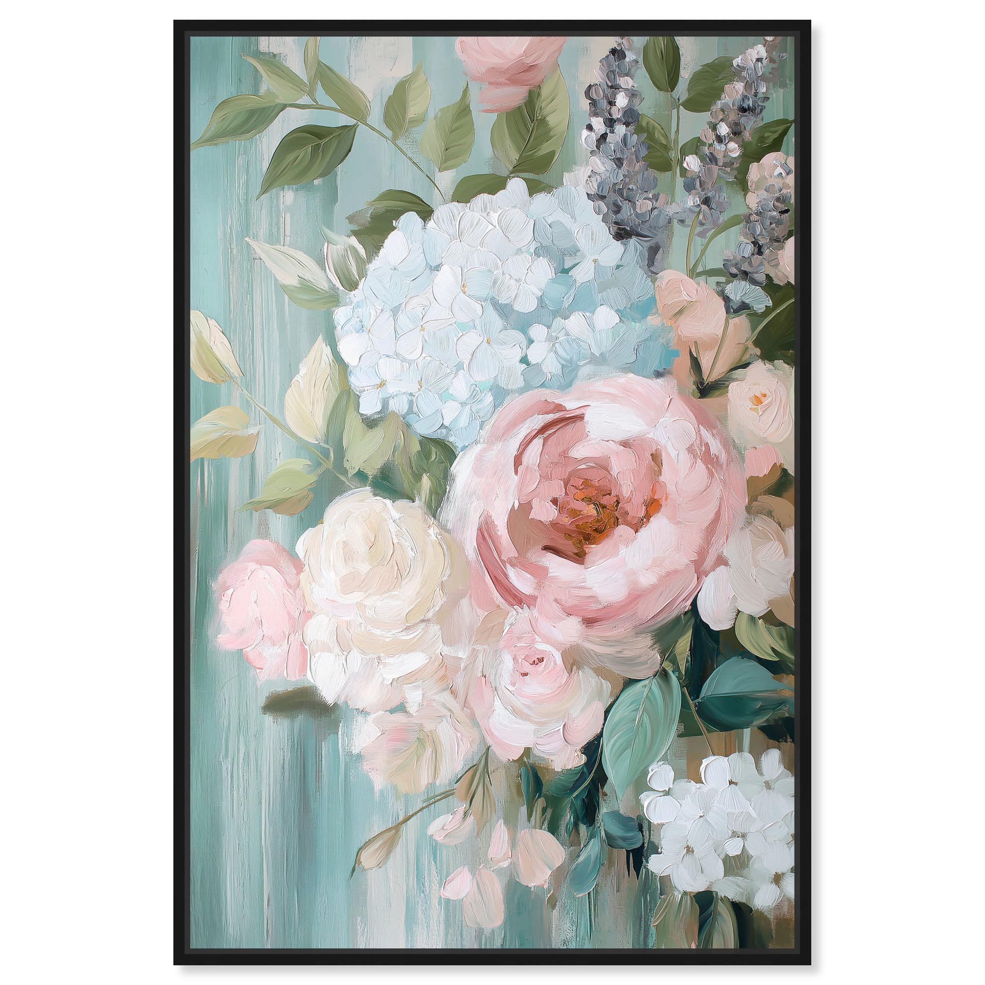 Art Remedy Petals of Spring II Canvas Pastel Floral Art by Art Remedy ...