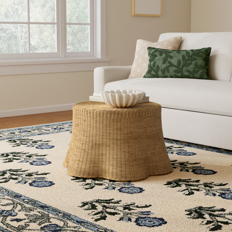 Birch Lane™ Cabo Woven Rattan Coffee Table & Reviews | Wayfair