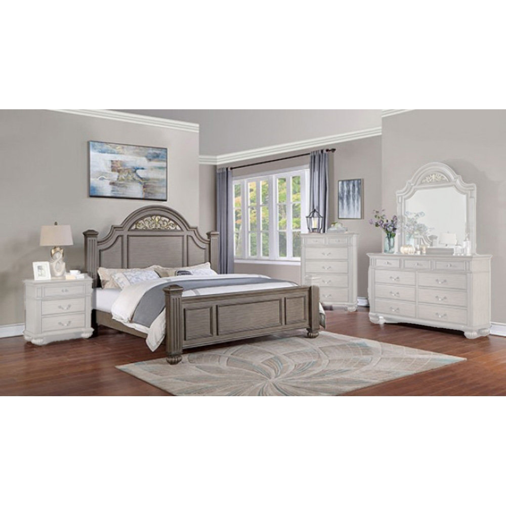 Alcott Hill® Graidys Oval Headboard Panel Bed | Wayfair
