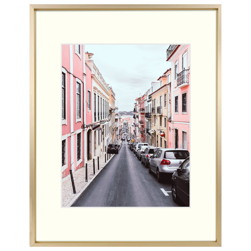 Latitude Run® 11" X 14" Metal Single Picture Frame with Real Glass ...