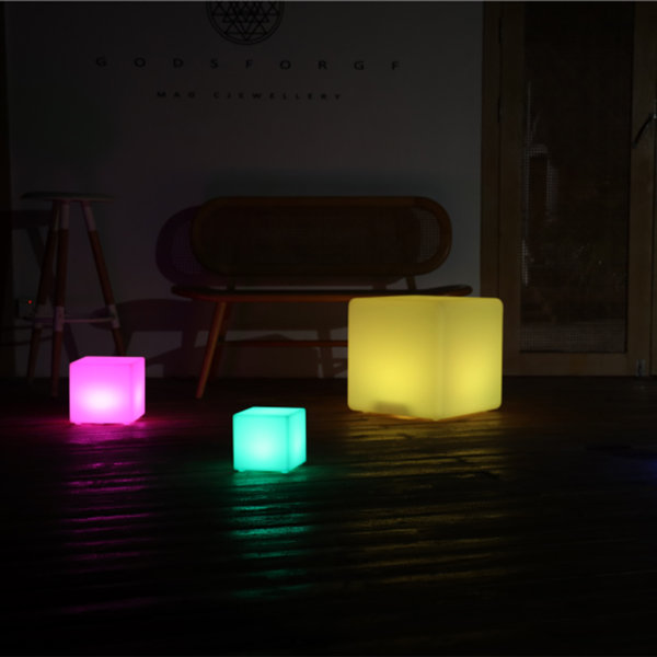 Latitude Run® 10 Inch LED Cube Chair Light | Wayfair