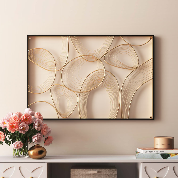 Willa Arlo Interiors Handmade Glam Abstract Wall Decor on Metal ...