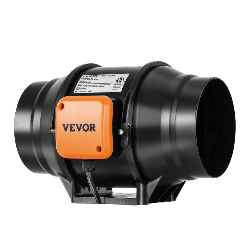 VEVOR 60 Watt Inline Duct Fan | Wayfair