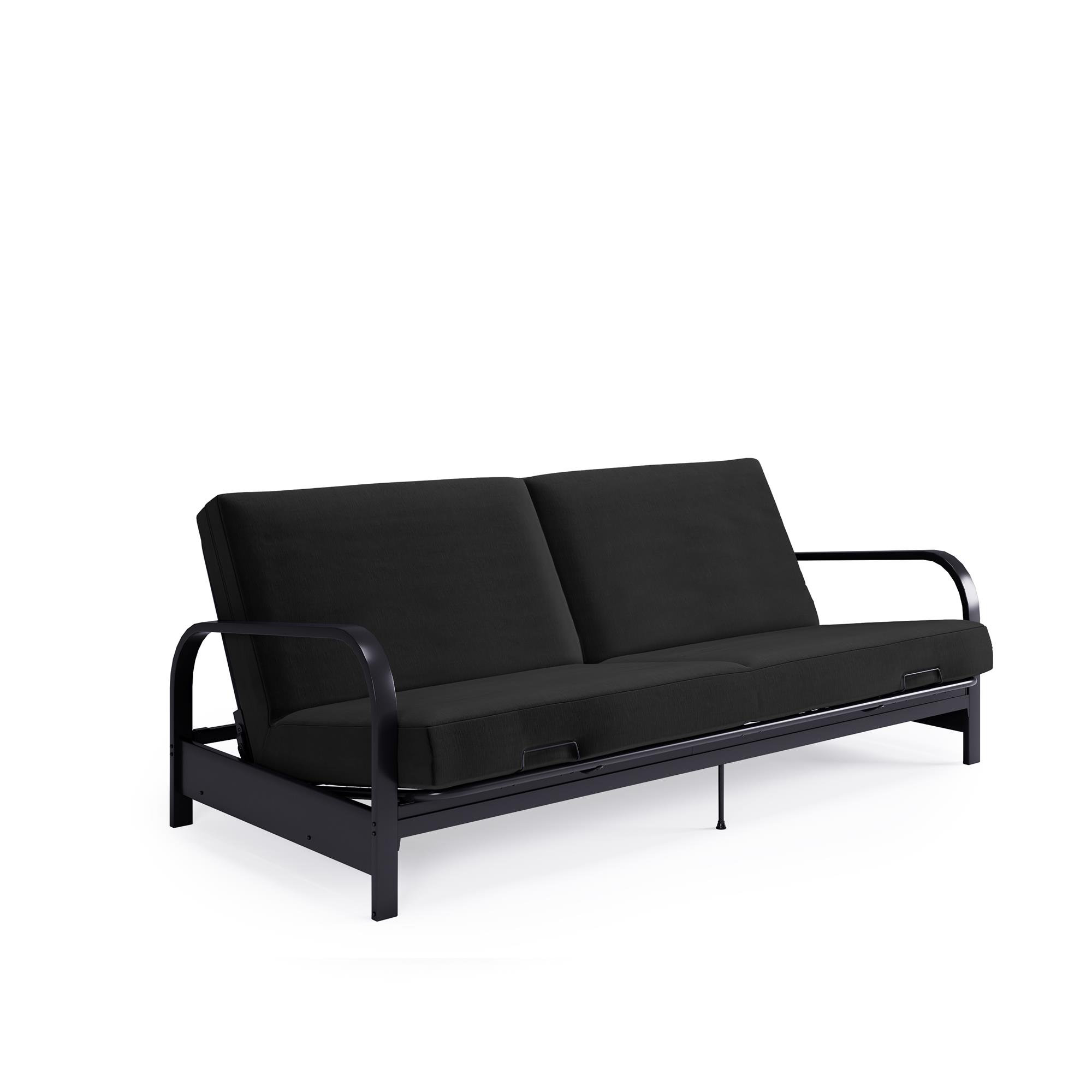 DHP Metal Arm Futon Frame with 6-Inch Pocket Coil Futon Mattress | Wayfair