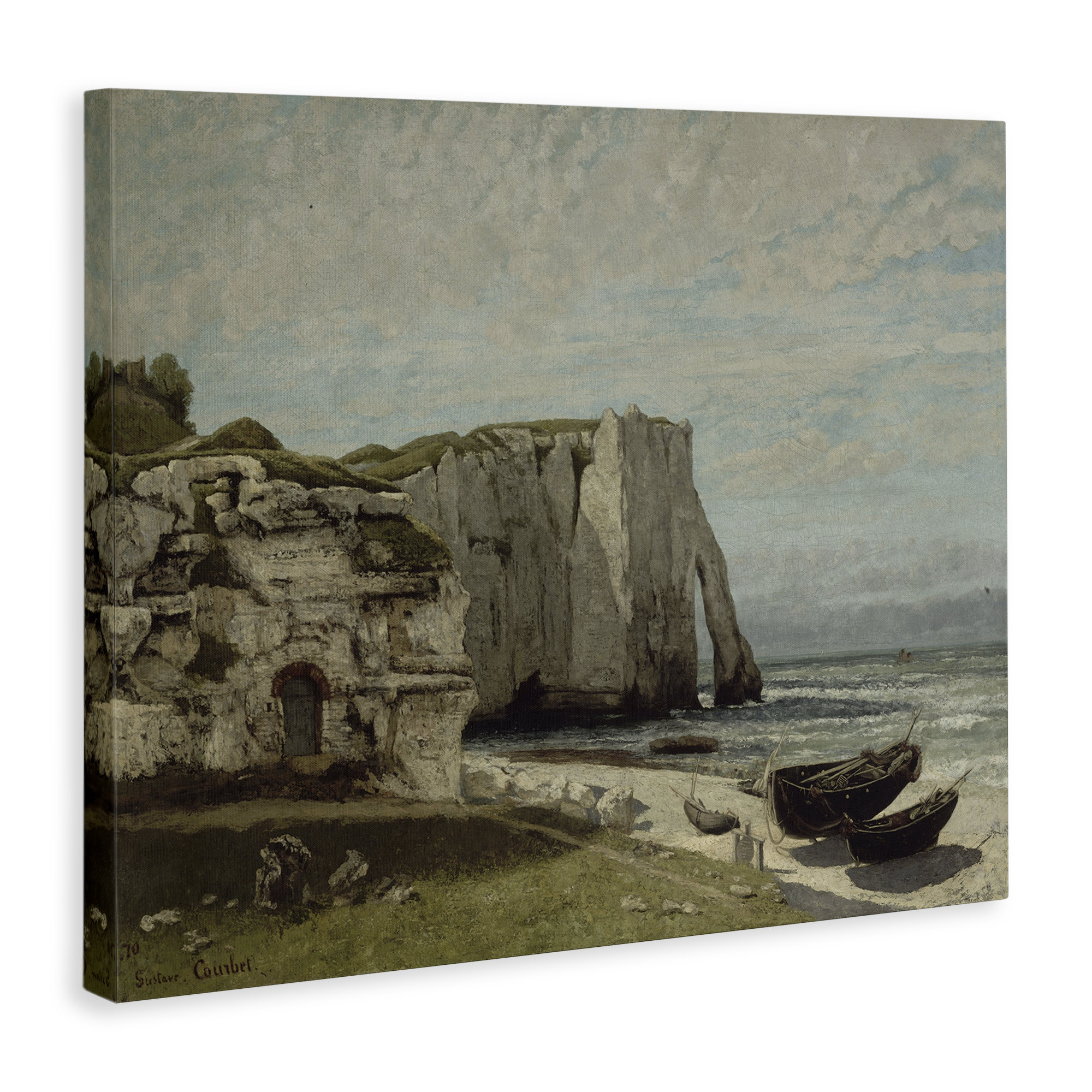 Highland Dunes Classical Cliffs After Strom Canvas Wall Art by ...