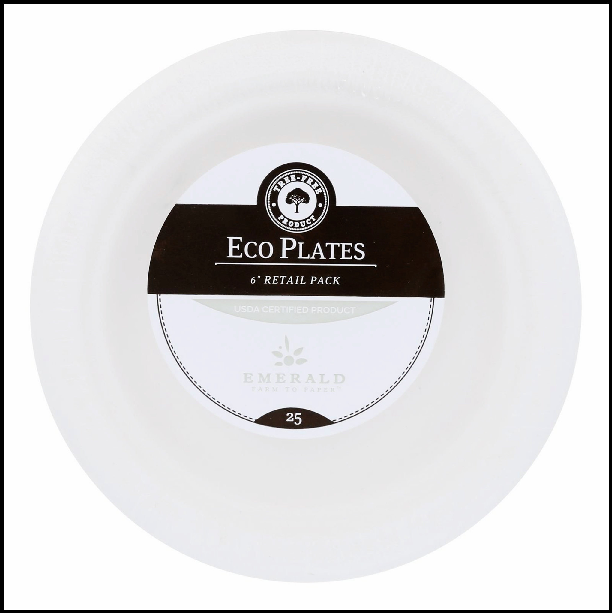 FOSHANYIJIA Eco-Friendly Compostable 6-Inch Plates, Perfect for ...