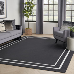9' x 12' Black Outdoor Rugs You'll Love | Wayfair