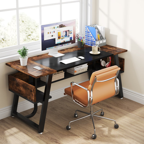 17 Stories 63'' Large Executive Desk & Reviews | Wayfair