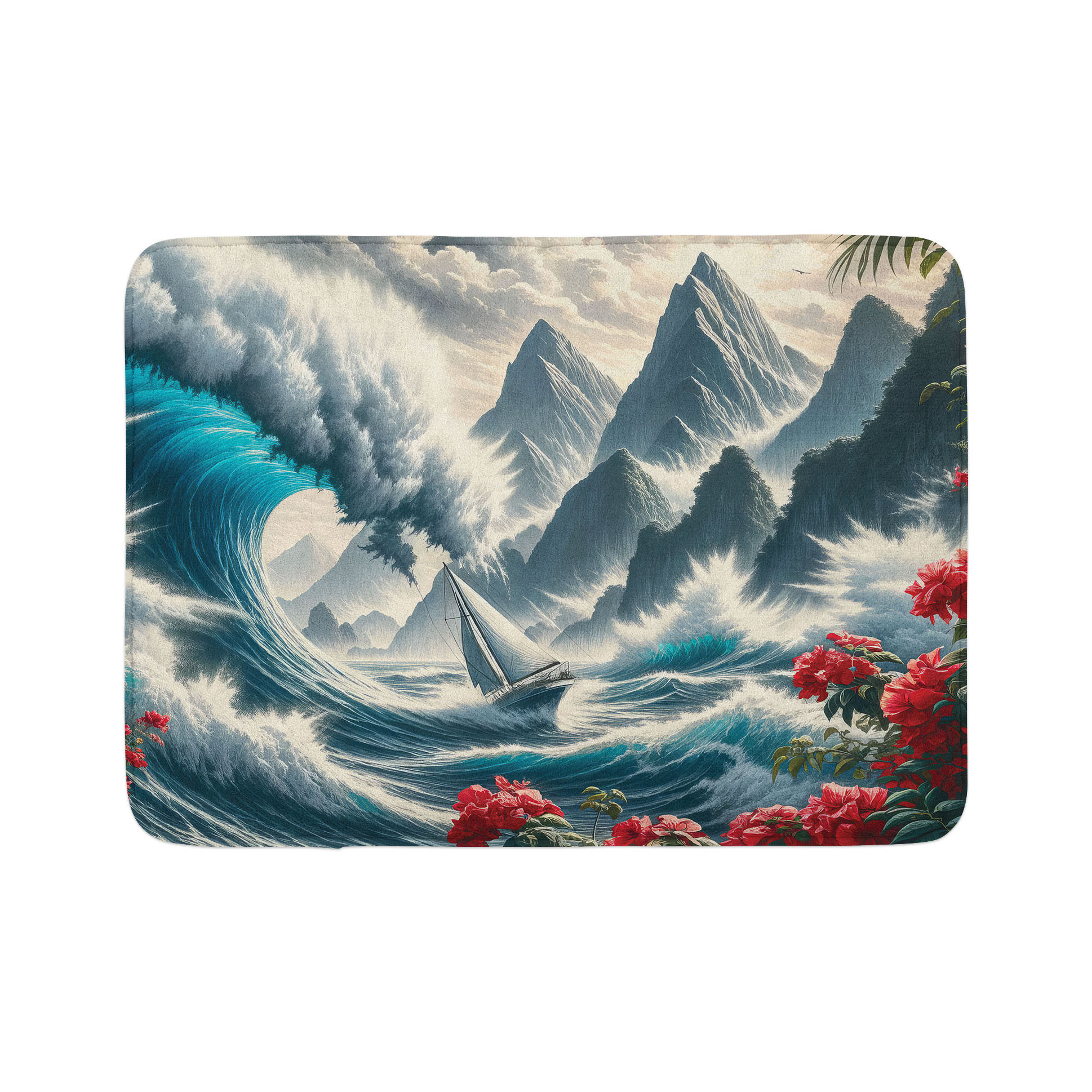 Bay Isle Home™ Amorian Mountain Bath Mat | Wayfair