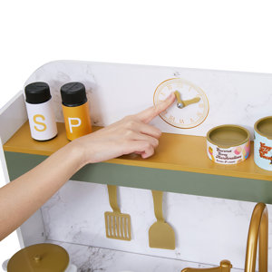 Teamson Kids Versailles Deluxe Classic Play Kitchen Set & Reviews ...