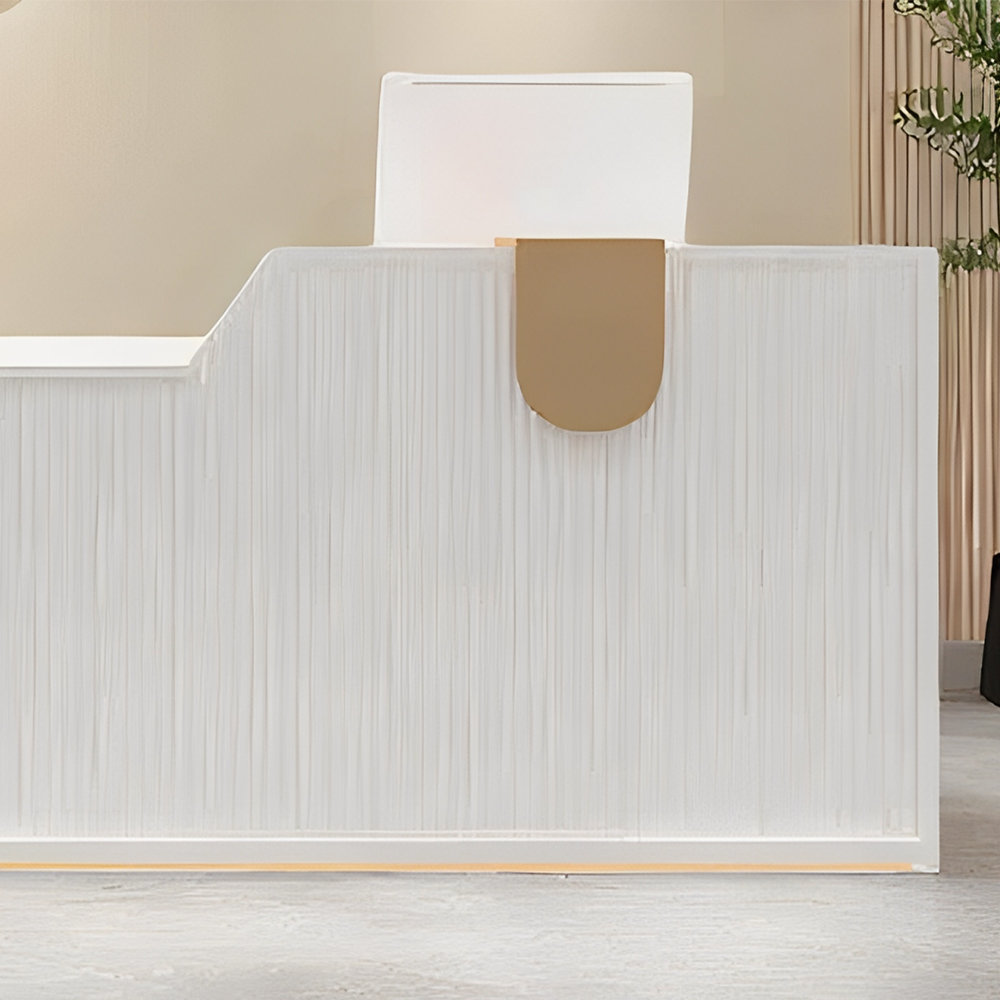 NBNKK Reception desk Premium Office Desk, Computer Table, Front Desk ...