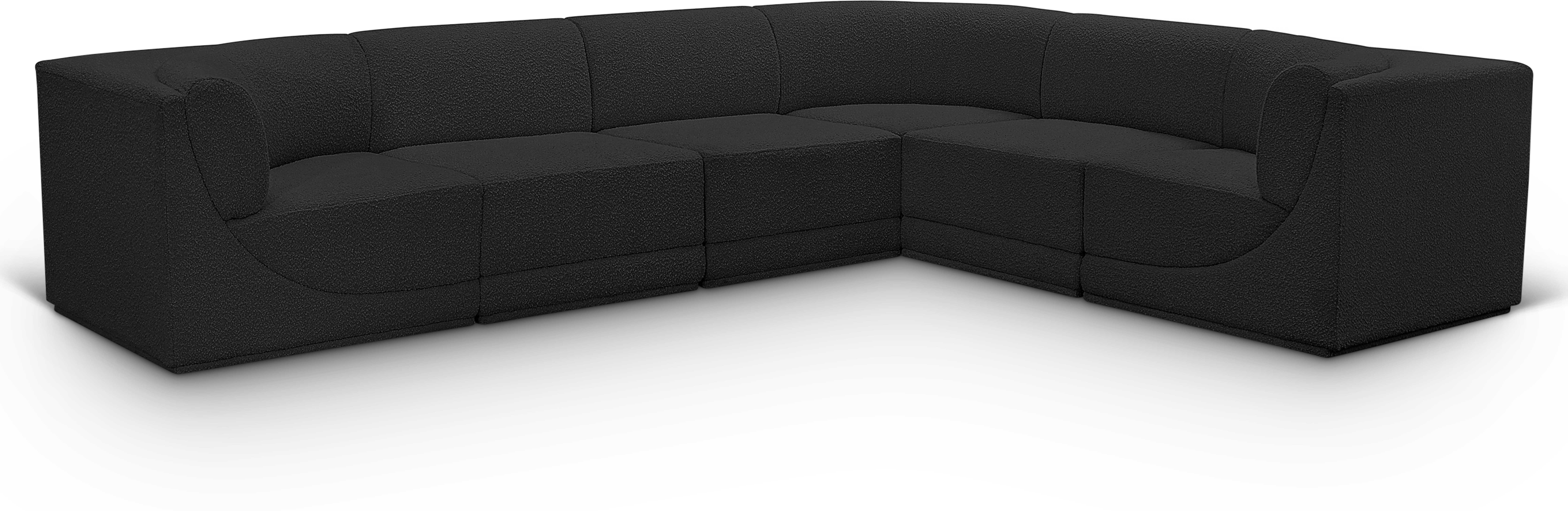 Wrought Studio™ Izick 6 - Piece Upholstered Sectional | Wayfair