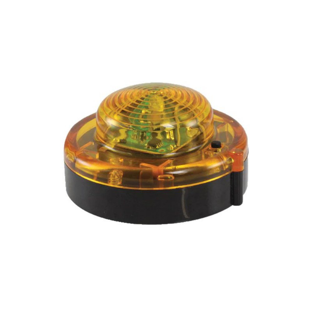 HomLux 5000K 0.5 Watt 360° Visibility Emergency Beacon - Yellow Outdoor Security Light (set of 6 ...