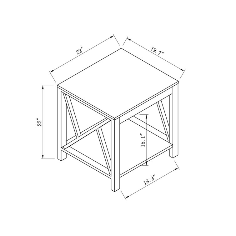 August Grove Mika Side Table | Wayfair.co.uk