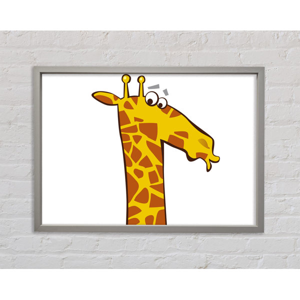 Isabelle & Max Funny Confused Zebra - Single Picture Frame Art Prints ...