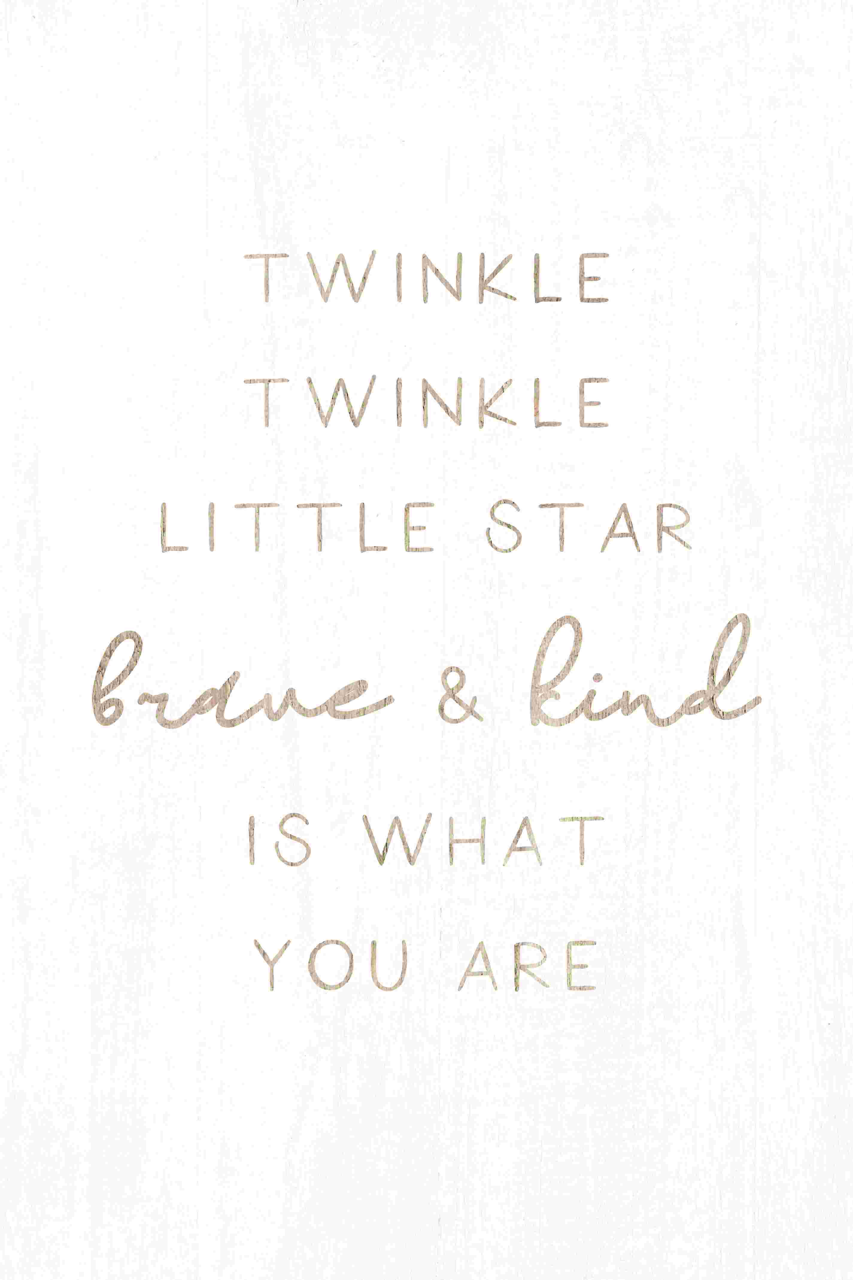 Trinx Brave and Kind Is What You Are Wrapped Canvas Textual Art | Wayfair