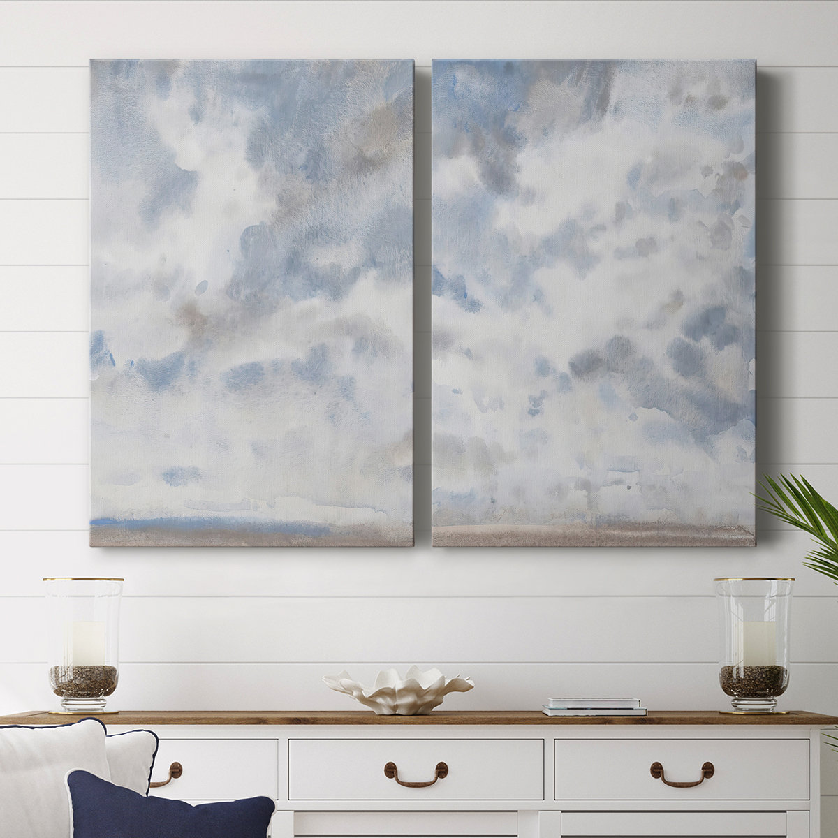Red Barrel Studio® Sky Blue III -Premium Gallery Wrapped Canvas -Ready to Hang | Wayfair