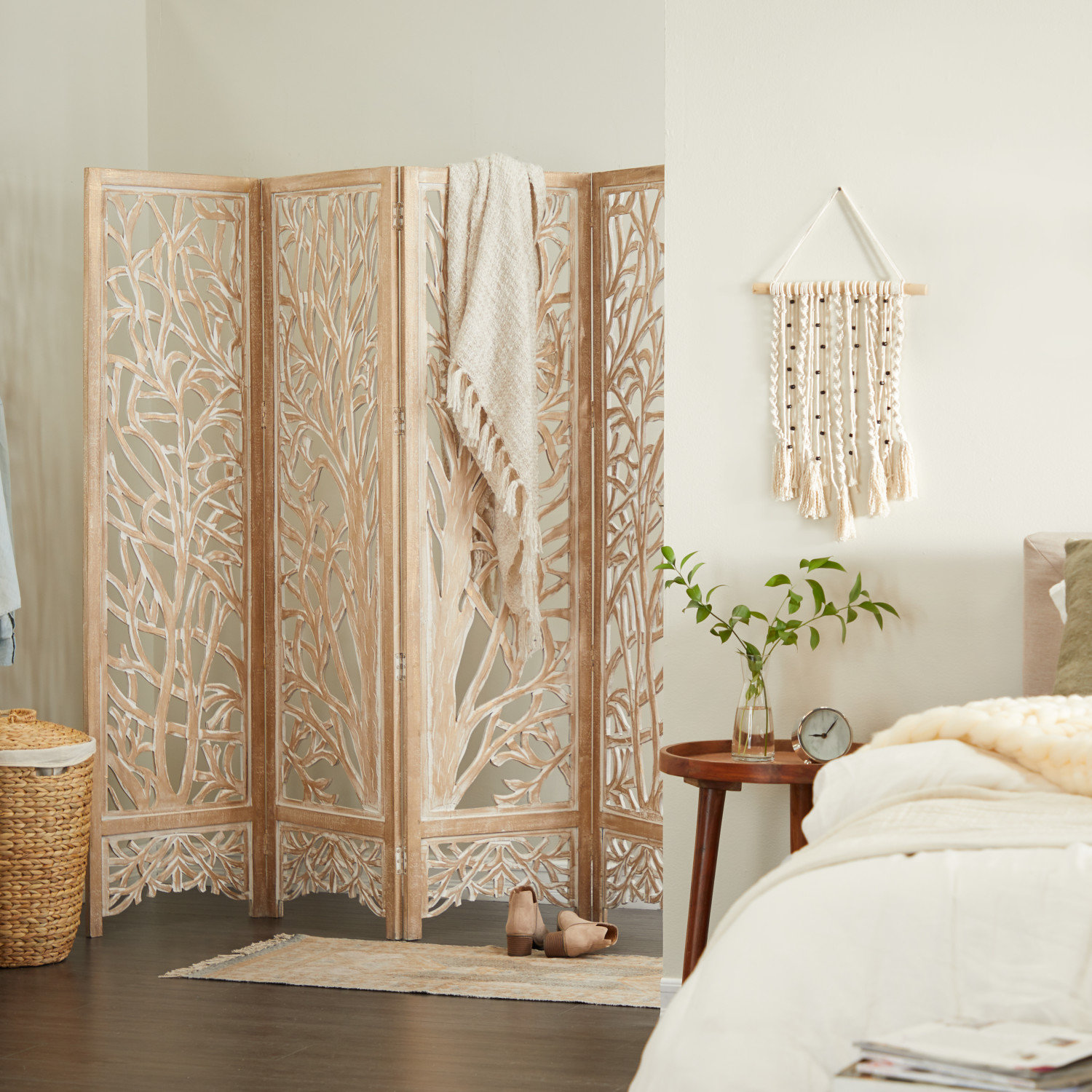 One Allium Way® Rozek MDF Room Divider Screen - Wayfair Canada