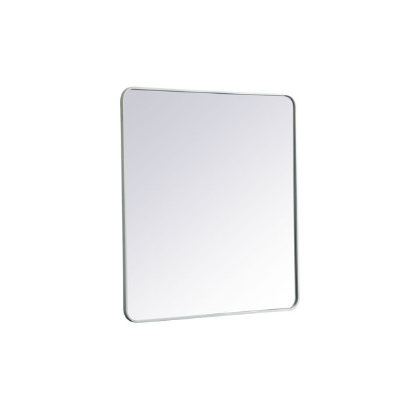 RE/FINE™ Sabine Metal Rounded Rectangle Wall Mirror & Reviews | Wayfair