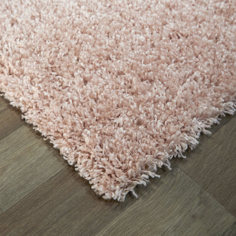 Wayfair Basics® Shag Pink Area Rug & Reviews | Wayfair