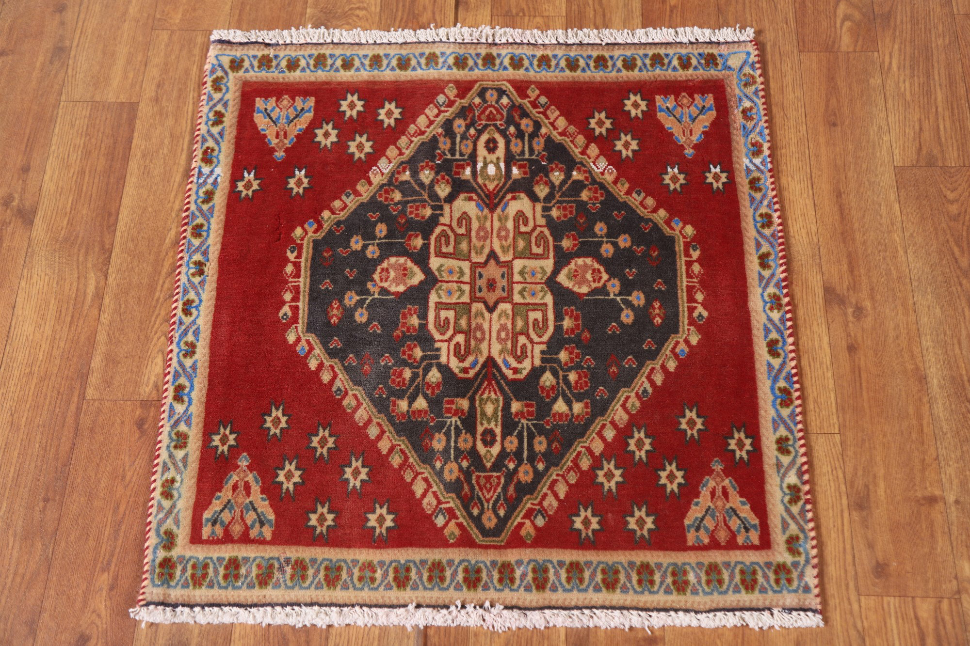 Bloomsbury Market Vegetable Dye Traditional Square Rug 2x2 | Wayfair