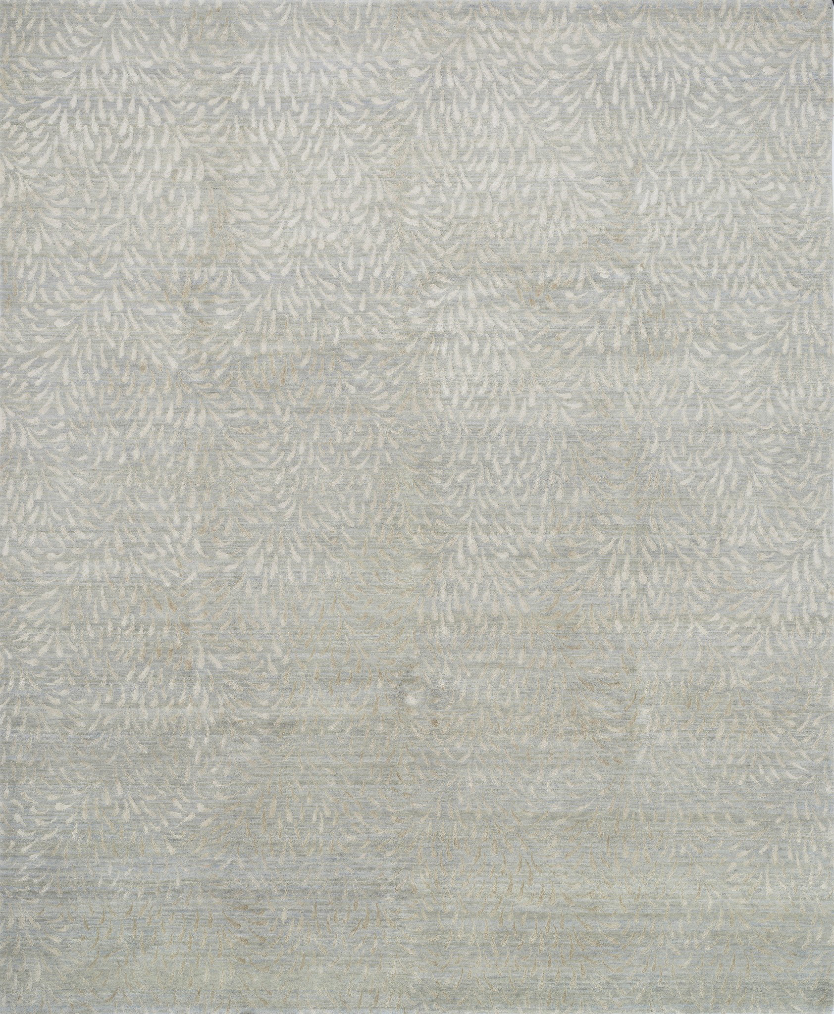 Loloi Rugs Hermitage Floral Hand-Knotted Mist/Pewter Area Rug | Wayfair