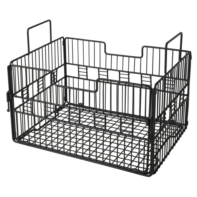 Gourmet Basics by Mikasa Madam Grid Stacking Basket with Lid | Wayfair