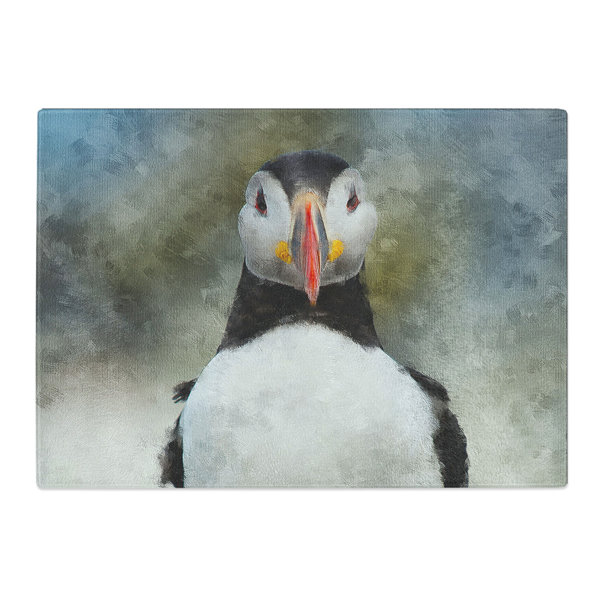 East Urban Home Atlantic Puffin Birds Vol.6 Painting Chopping Board ...
