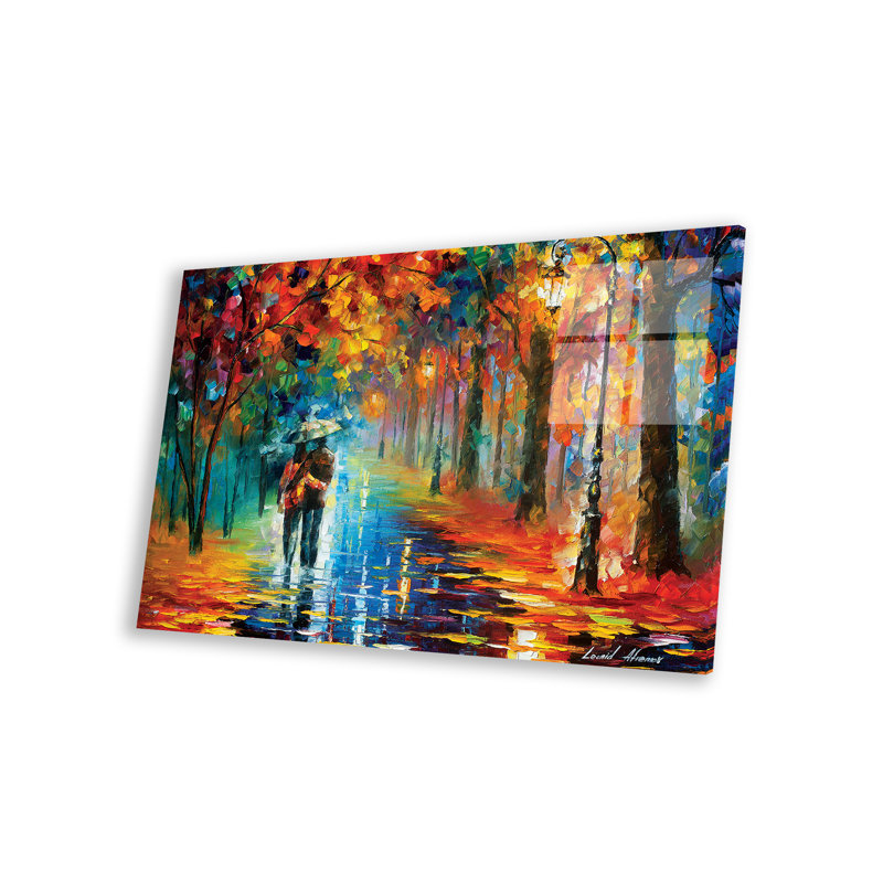 Red Barrel Studio® " Autumn Hug " by Leonid Afremov Painting on Plastic ...