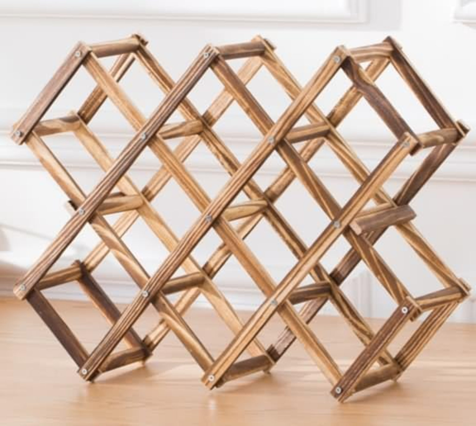 Latitude Run® Freestanding Stackable Wine Rack Organizer for Countertop ...