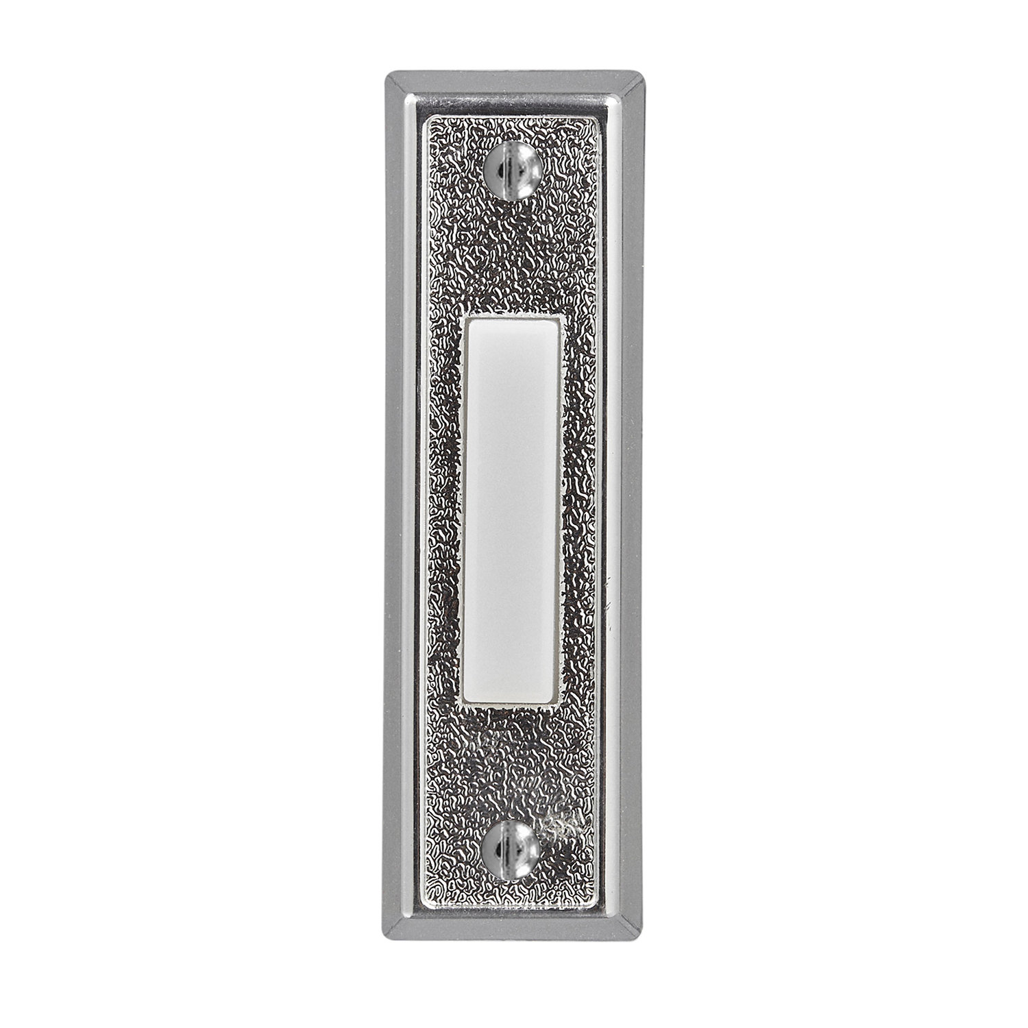Symple Stuff Heath Zenith Silver Plastic Wired Lighted Push Doorbell ...