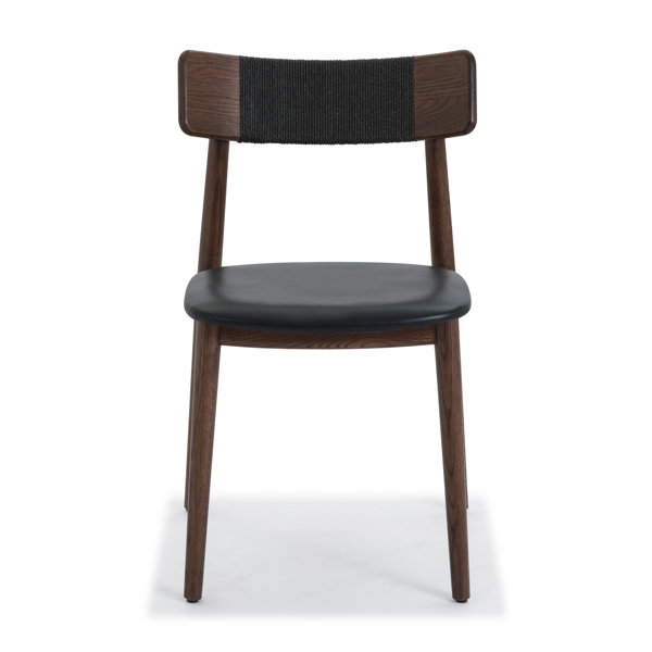 AllModern Sakina Leather Low Back Side Chair | Wayfair