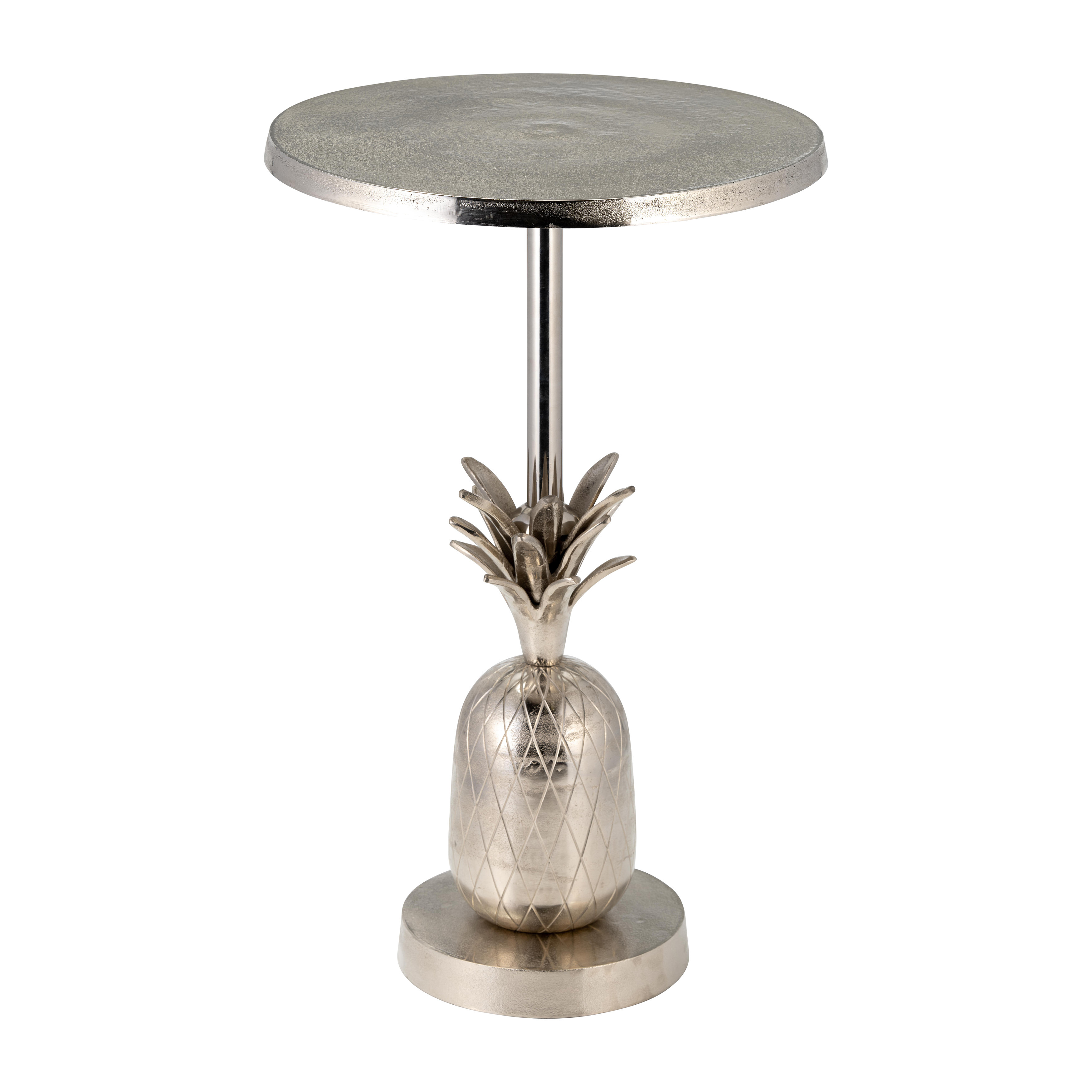 Bay Isle Home™ Tineo Modern Metal Aluminum Accent Table with Decorative ...