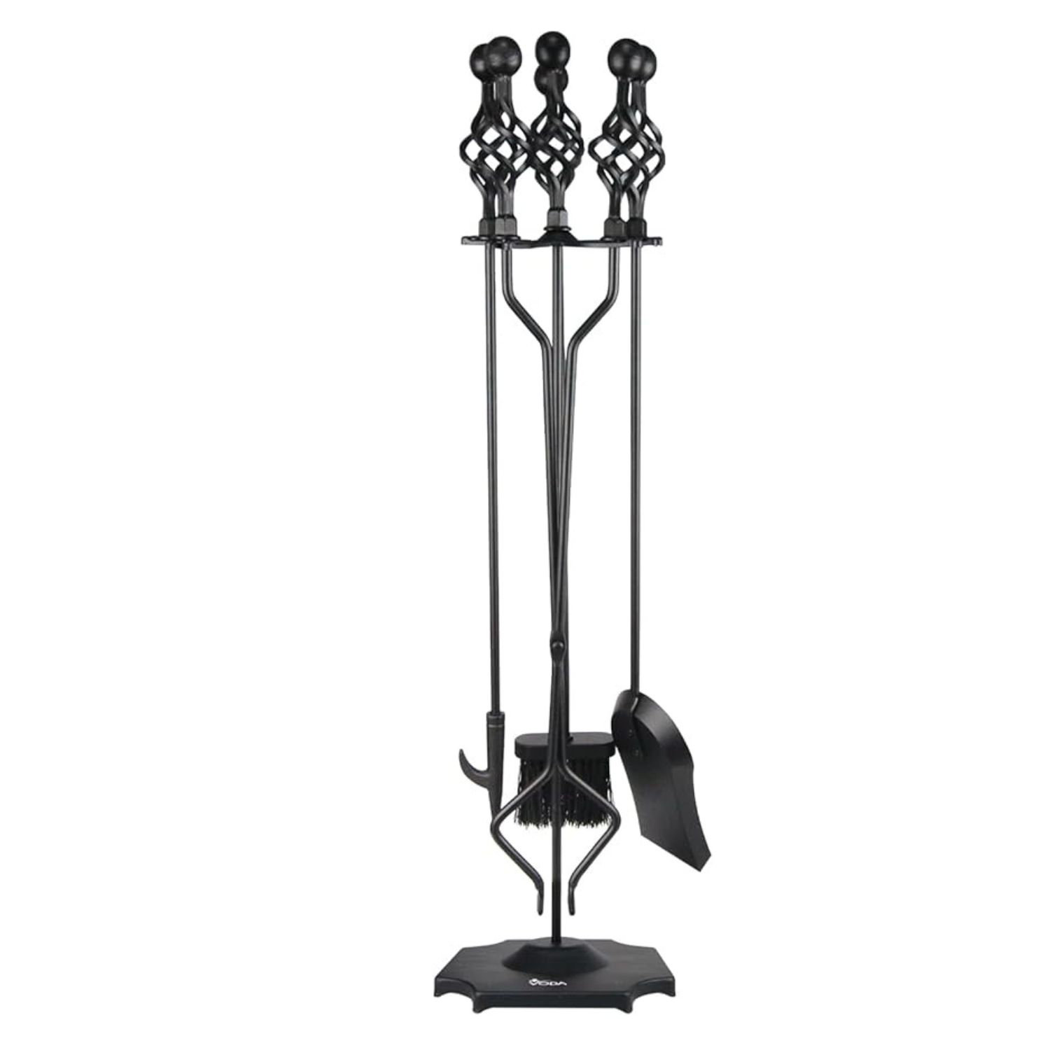 BOPWAY 5-Piece Cast Iron Fireplace Tools Set | Wayfair