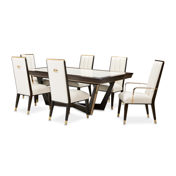 Michael Amini Belmont Place 7-piece Rectangular Dining Room Set | Wayfair