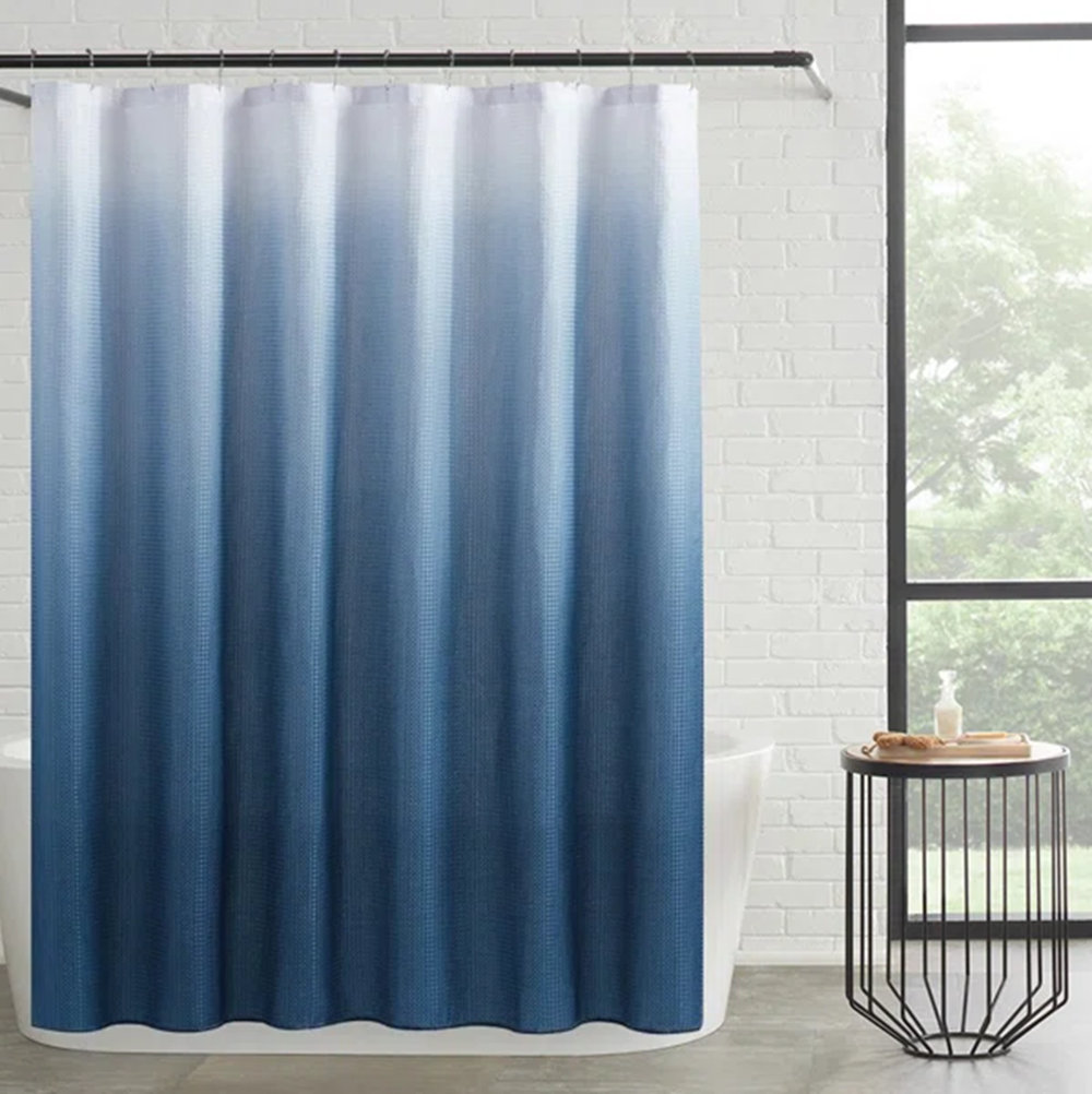 Wrought Studio 14-Piece Bath/Shower Set - Ombre Shower Curtain, Hooks ...