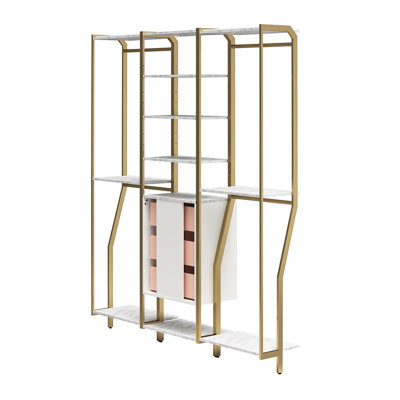 CosmoLiving by Cosmopolitan Gwyneth 72'' Closet System & Reviews | Wayfair
