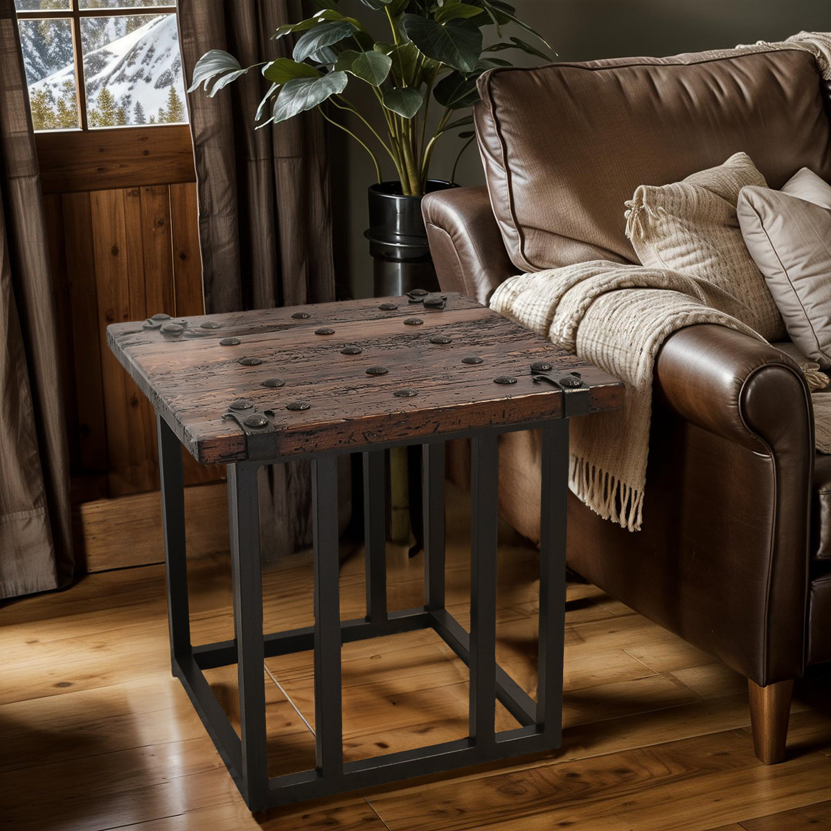 Williston Forge The Urban Rustic Side Table - Wayfair Canada