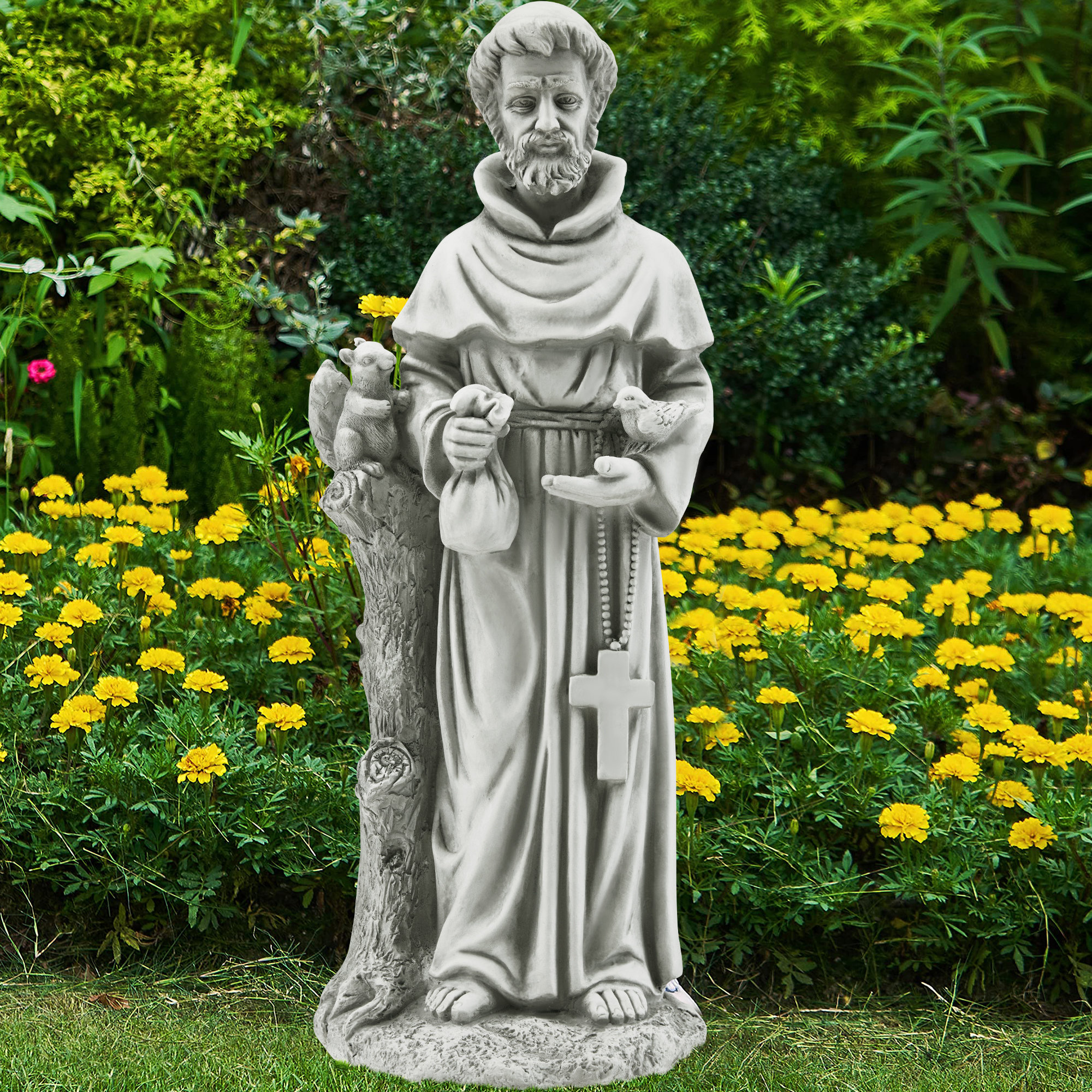 Astoria Grand St. Francis Religious Garden Statue, Spiritual Nature's ...
