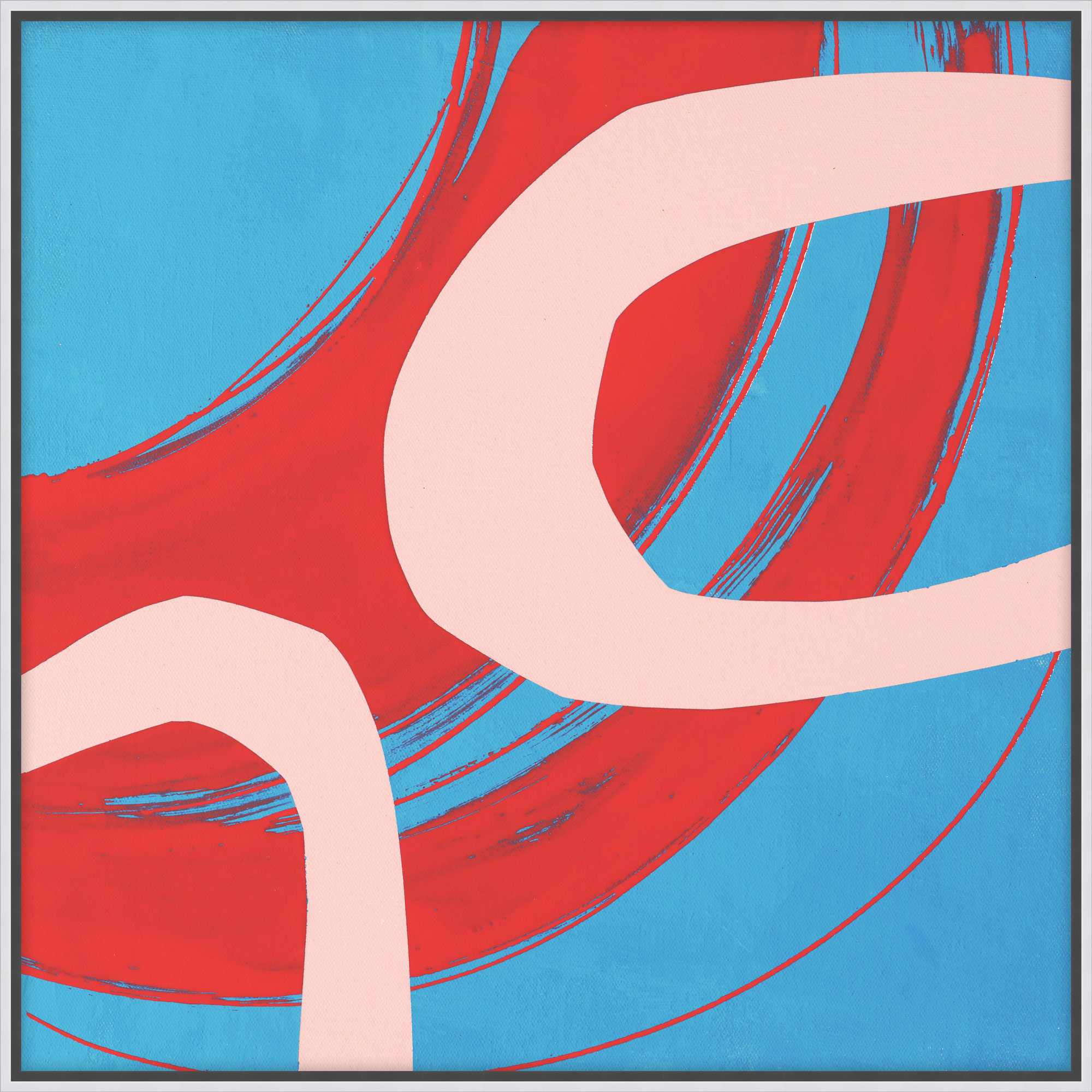 Art House Studios Curved Intersections 1 Framed Art | Perigold