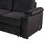 Latitude Run® L-Shaped Sleeper Sofa with Storage Ottoman, 2-in-1 for ...