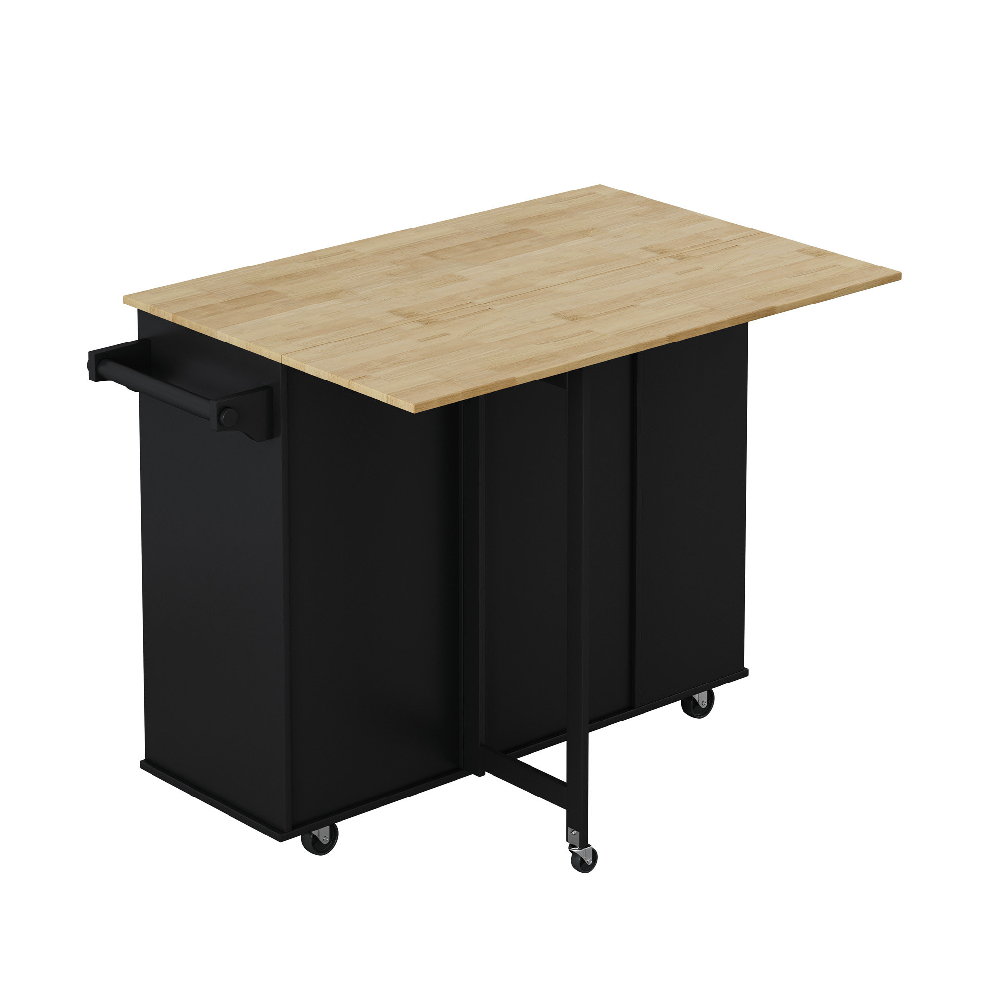 Hokku Designs Versatile Kitchen Island Cart With Multiple Storage ...