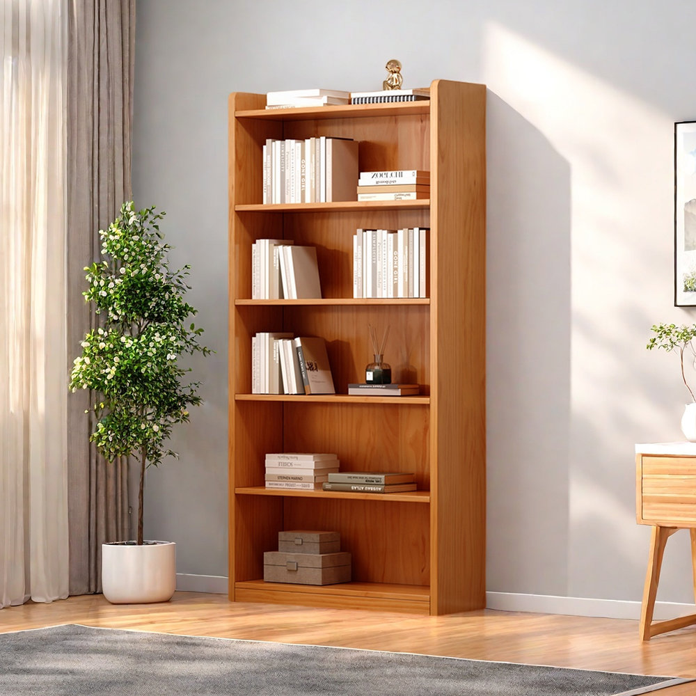 Ebern Designs Purely solid wood storage bookcase - Wayfair Canada