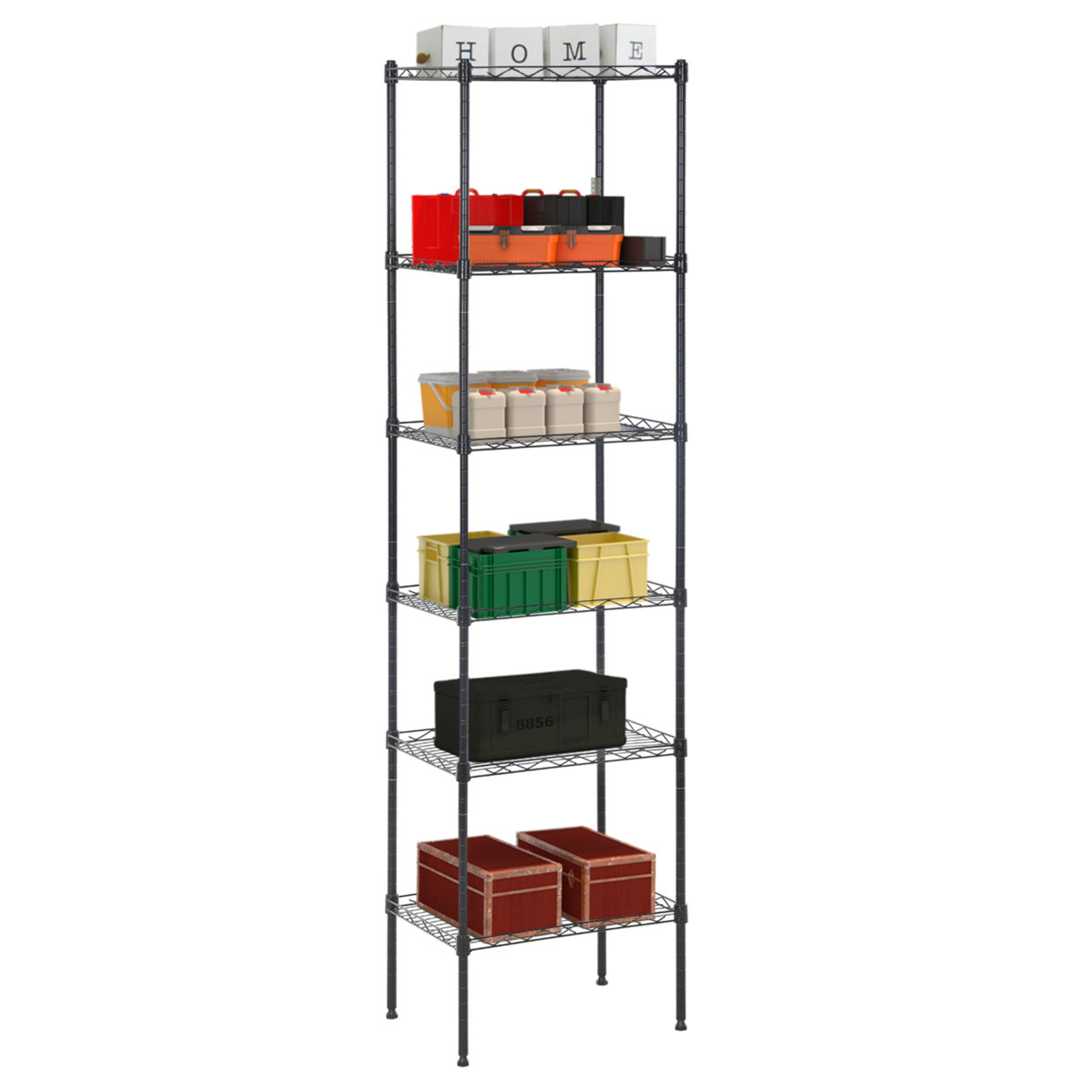 Rebrilliant 16.7" W Shelving Unit Storage for Small Places Restaurant ...