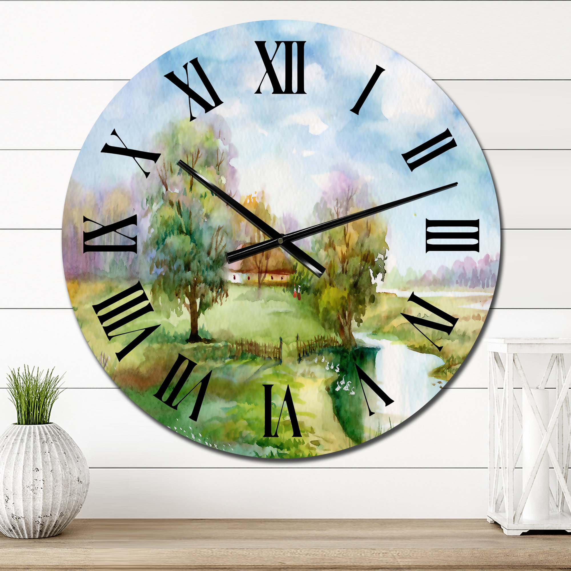 East Urban Home Countryroad in next to Tree in the Green - Country Wall ...