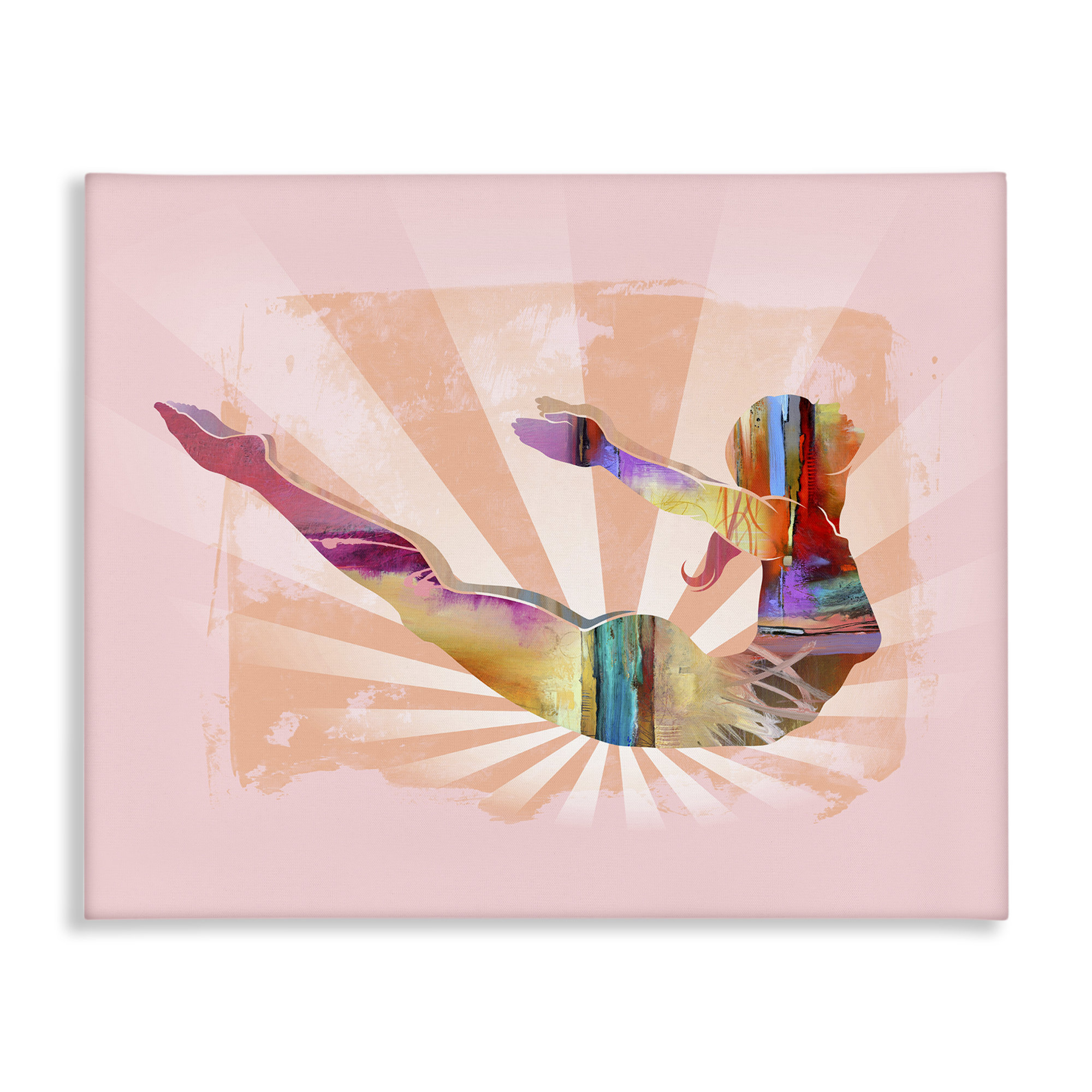 Dakota Fields Abstract Mindfulness Exercise Canvas Wall Art by Tim ...