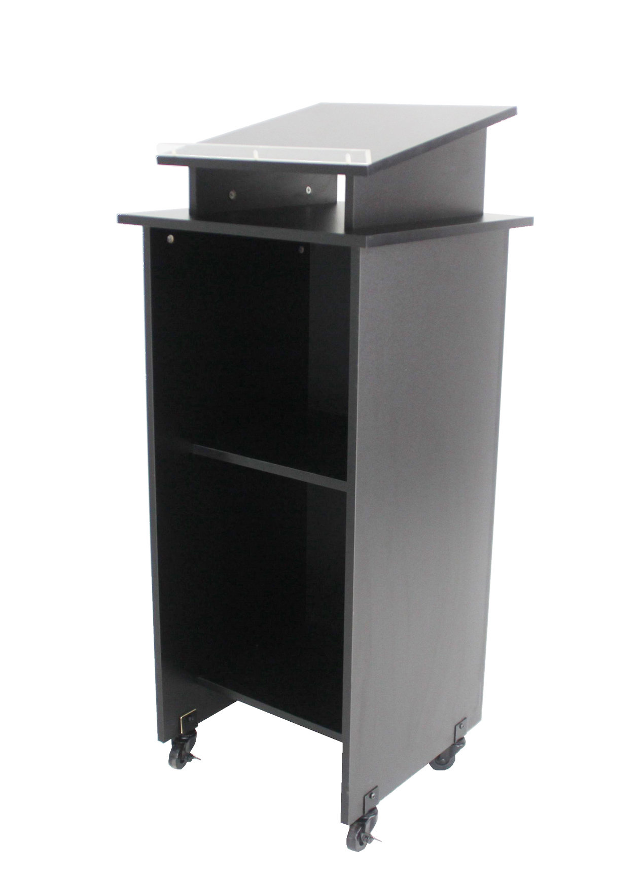FixtureDisplays 44" Wood Full Podium with Wheels & Reviews - Wayfair Canada
