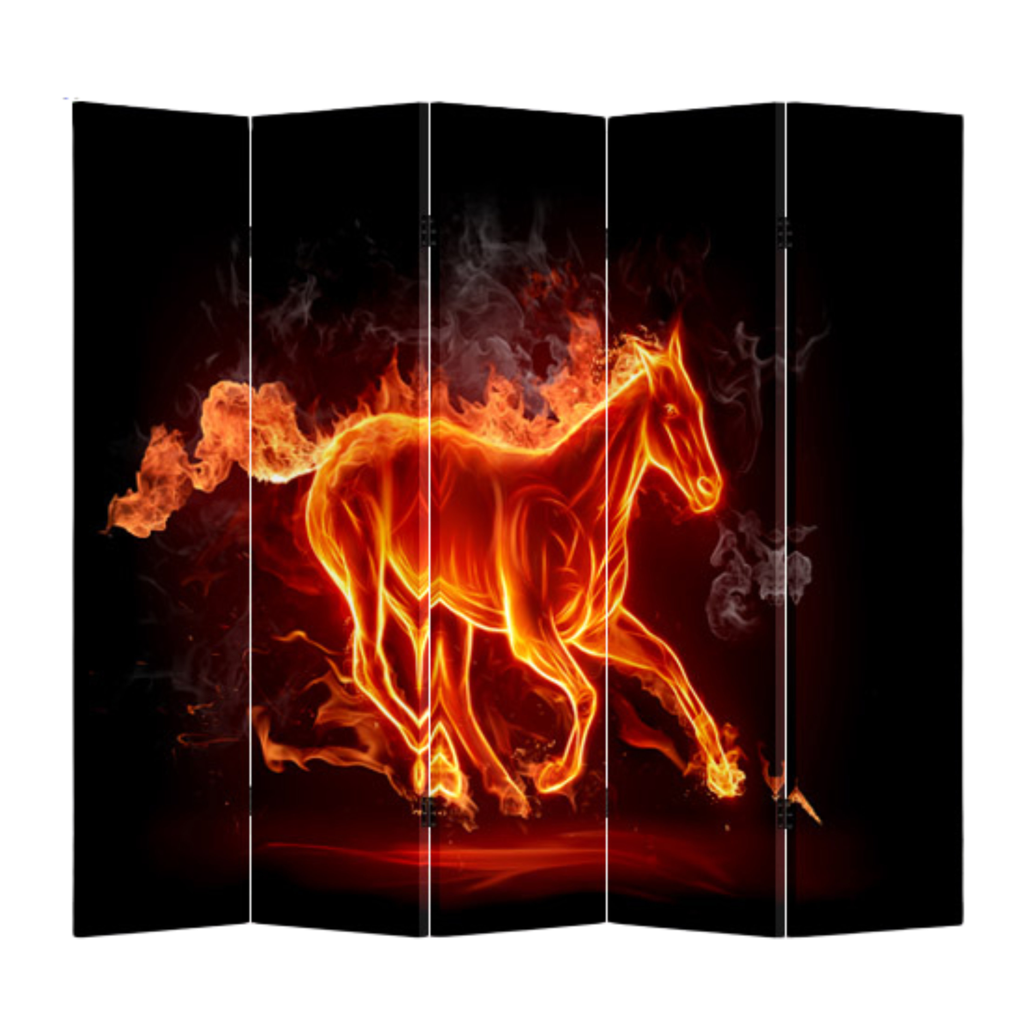 Hokku Designs Teiah 80'' W x 71'' H 5 - Panel Folding Room Divider ...