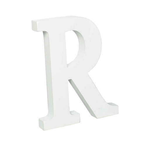 Latitude Run® Text & Numbers Letter Block & Reviews | Wayfair