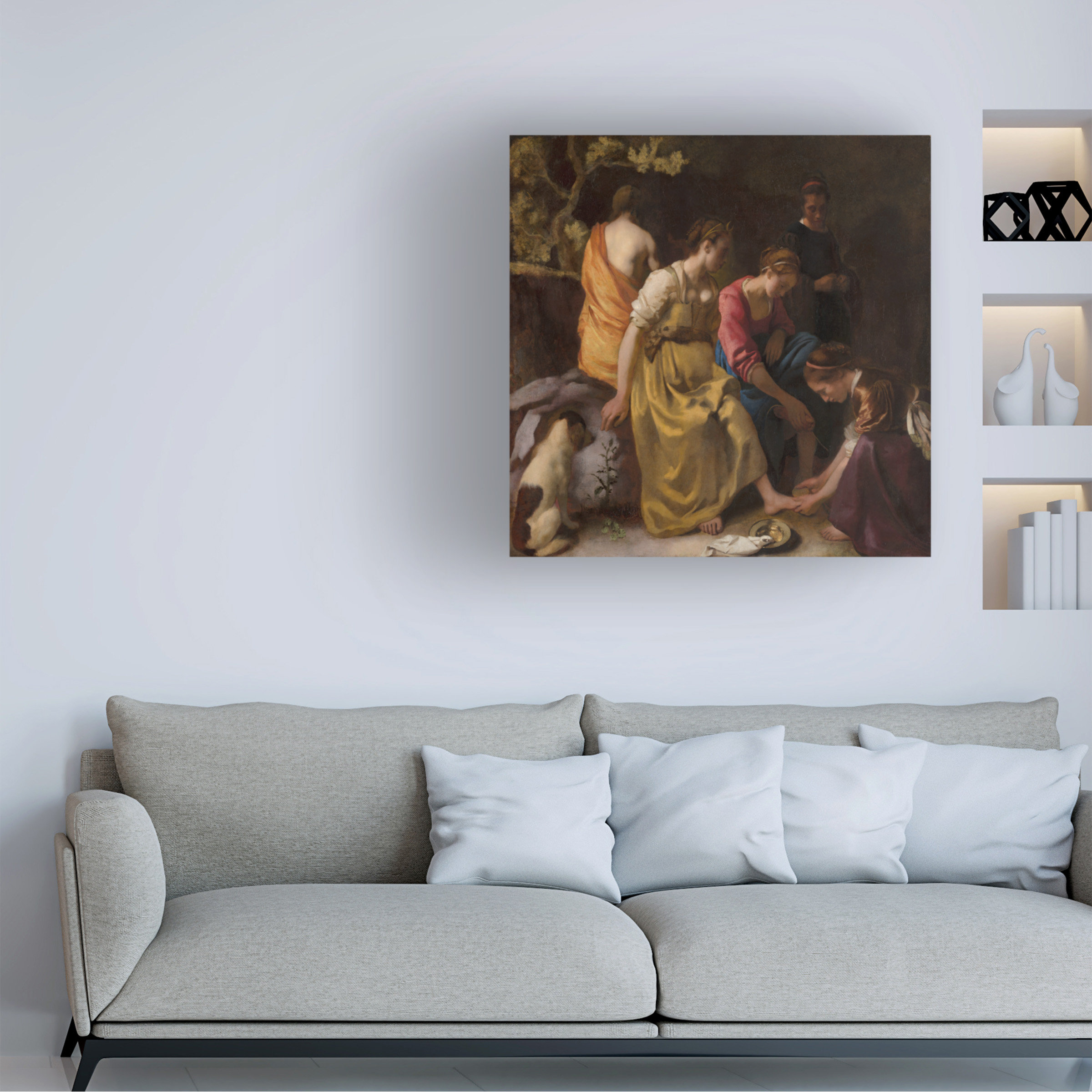Charlton Home® Jan Vermeer Diana And Her Companions, C.1655-56 Canvas ...